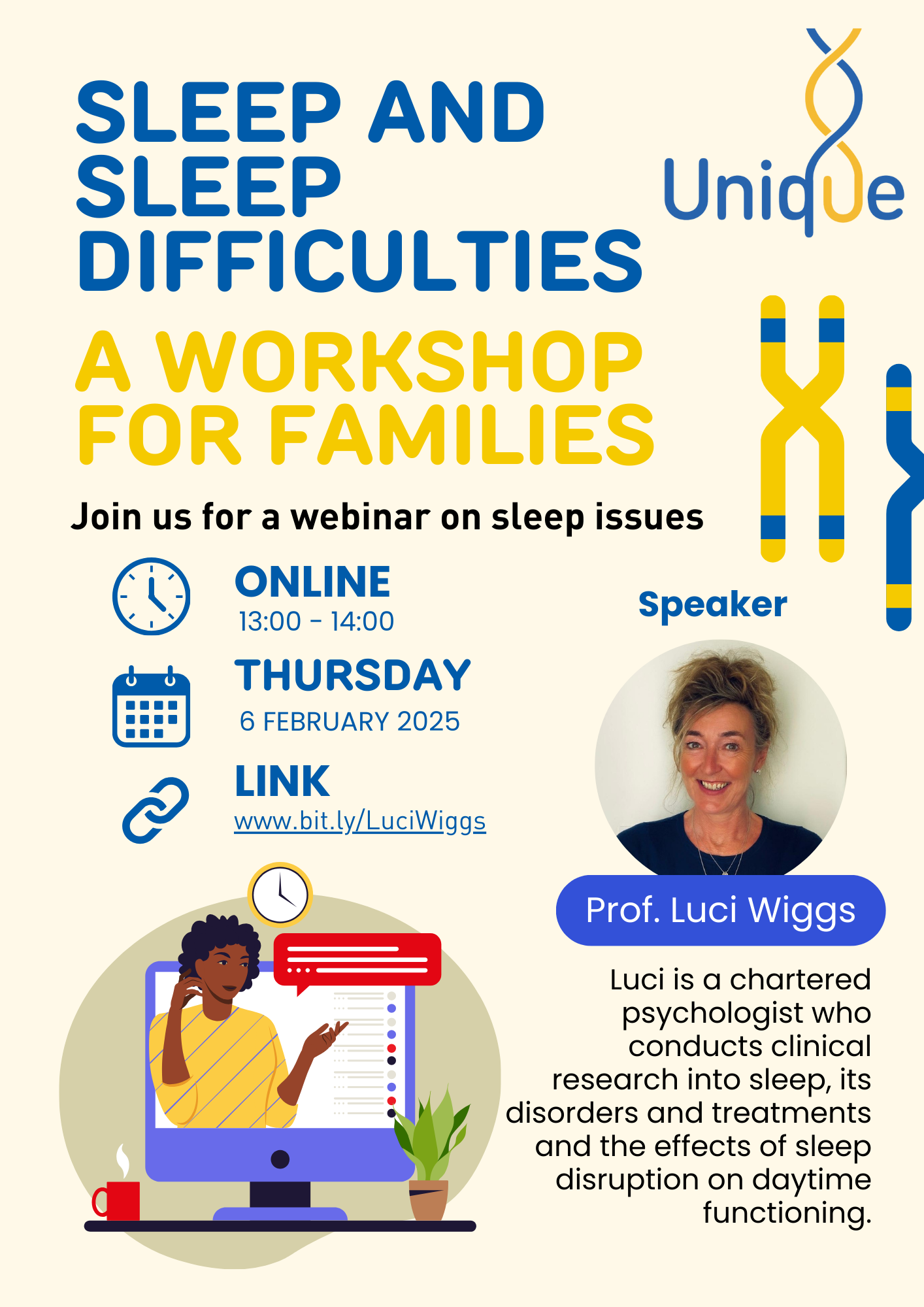 February Webinar: Sleep and Sleep Difficulties - Unique